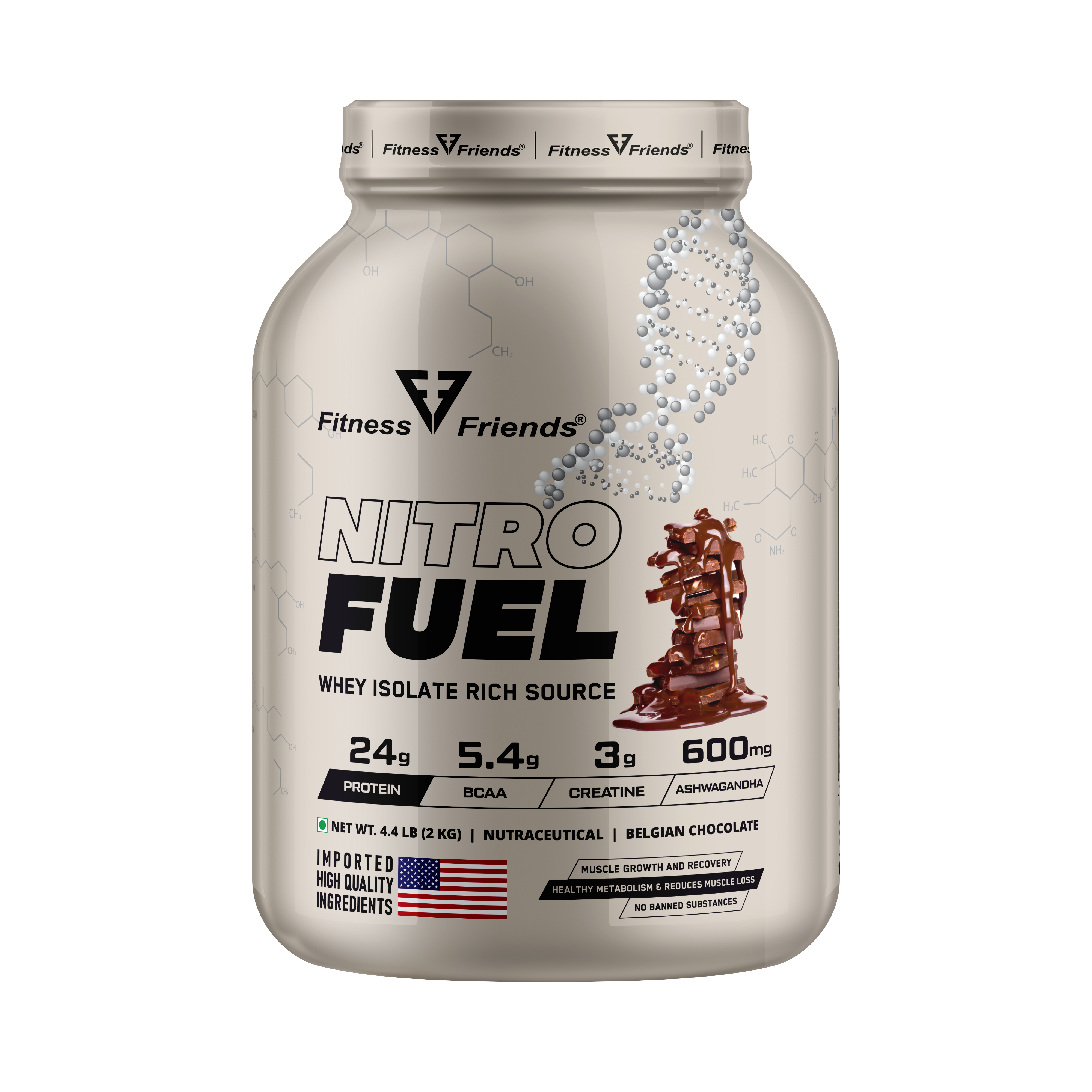 Nitro Fuel 2kg Whey Protein – Fitness Friends®